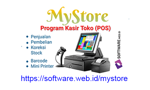 Software.web.id - Aplikasi Kasir Toko (MySTORE)